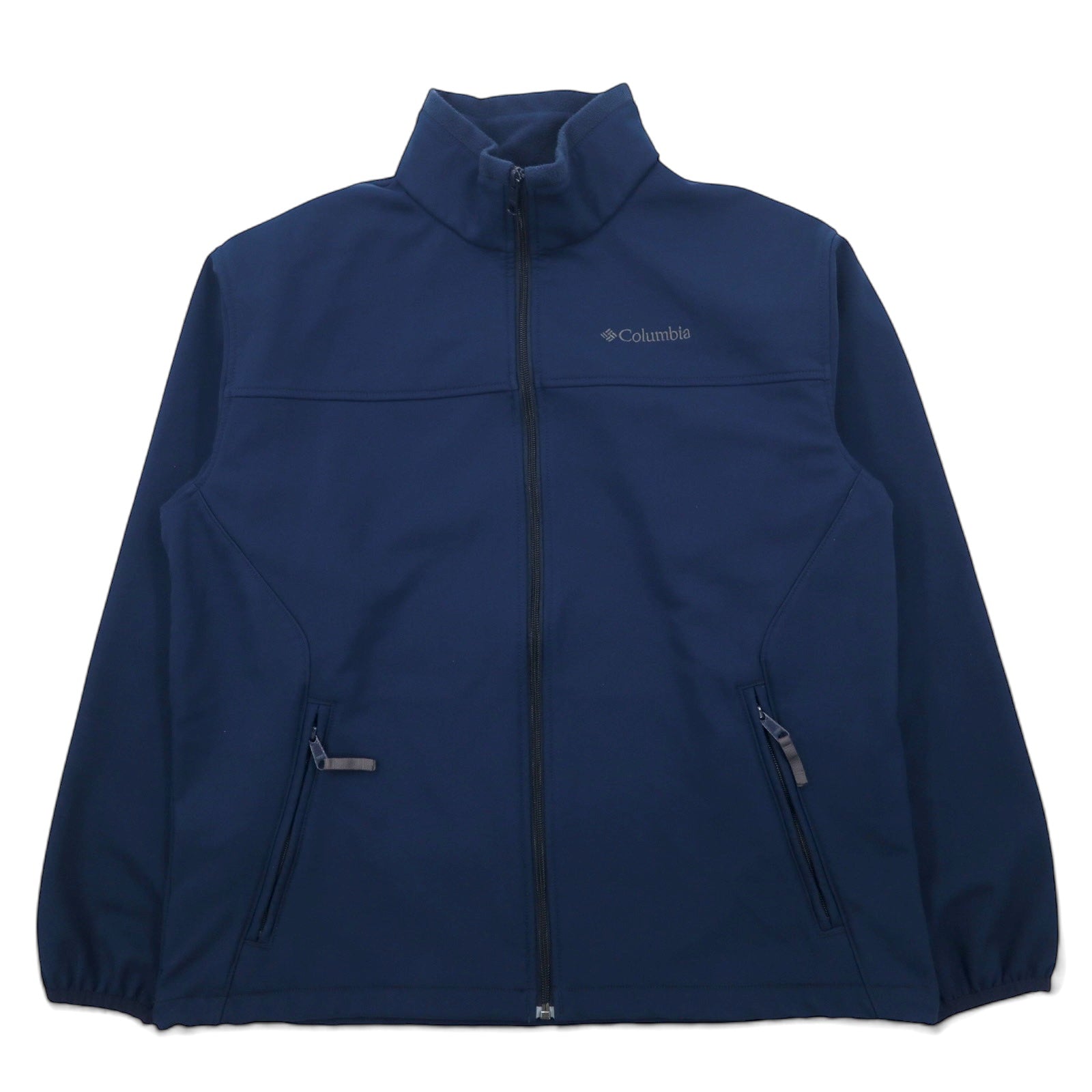 Columbia fleece lining softshell jacket L navy polyester Men's Ascender ...