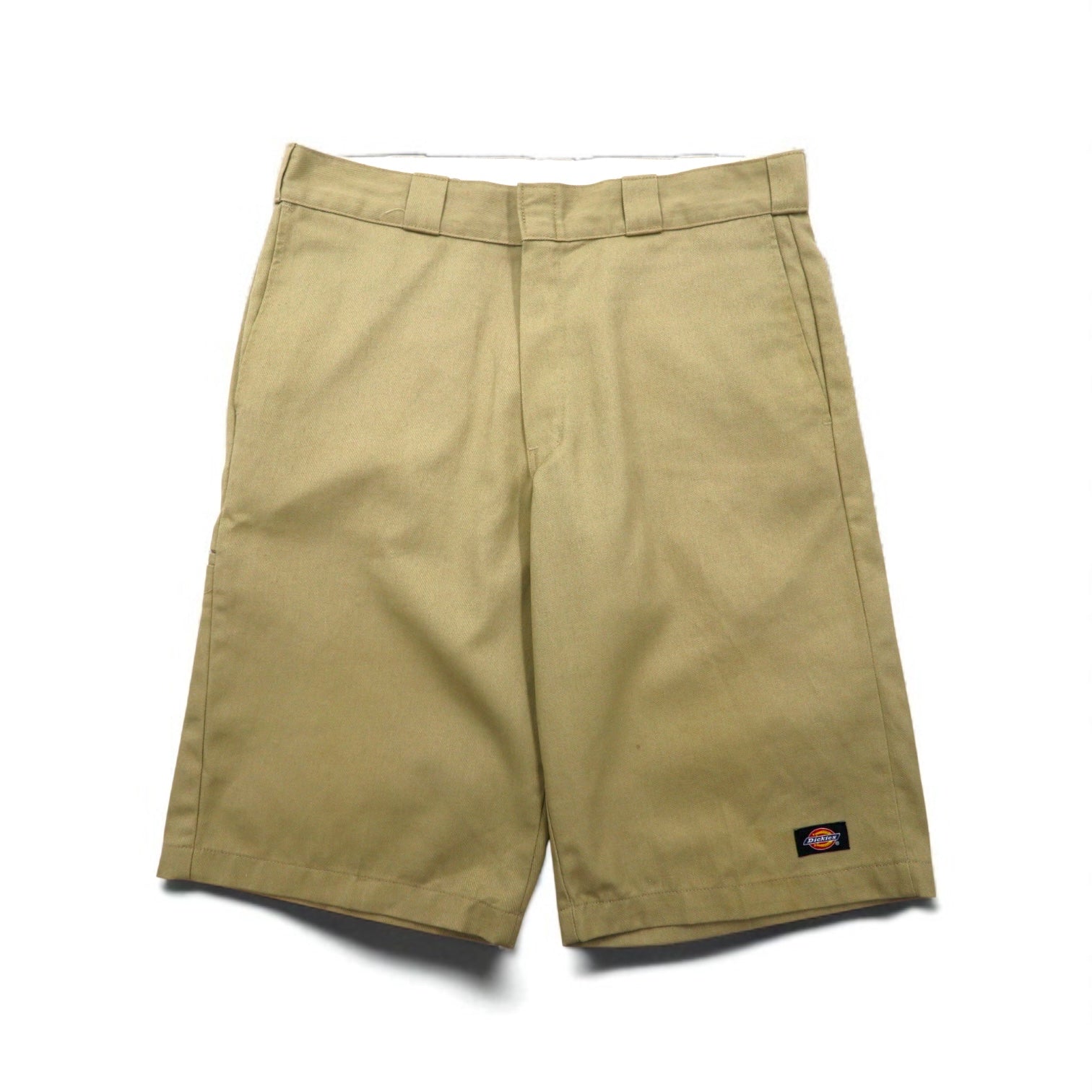 Dickies Relaxed Fit Short Work Pants Size L Beige Knee-Length WR640 ...