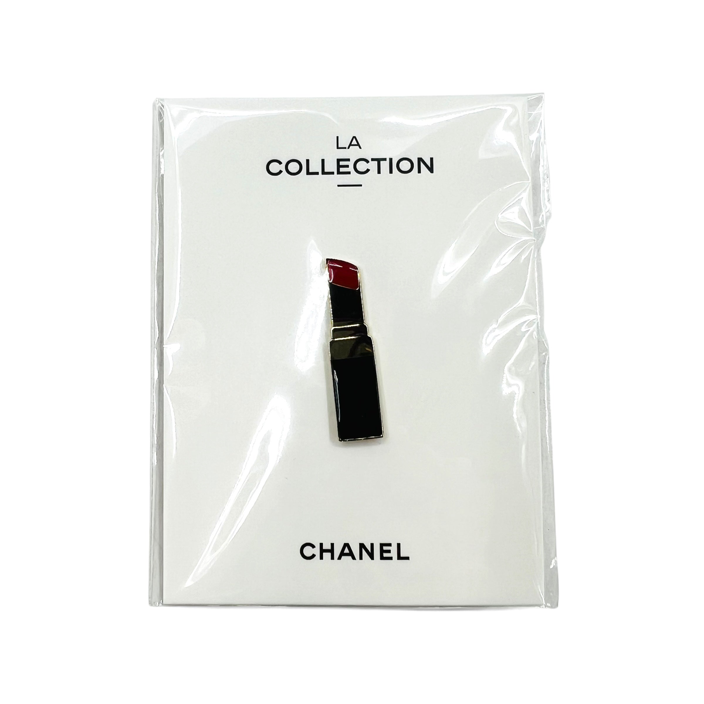 chanel lip pins pin badge gold novelty LA COLLECTION – 日本然リトテ