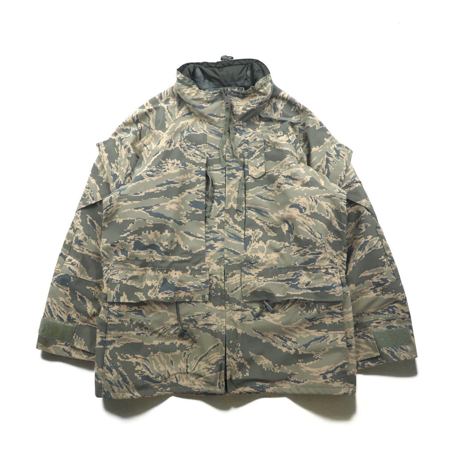 US AIR FORCE APECS ABU GORE-TEX Parka XL Khaki Digital Tiger Camo ...