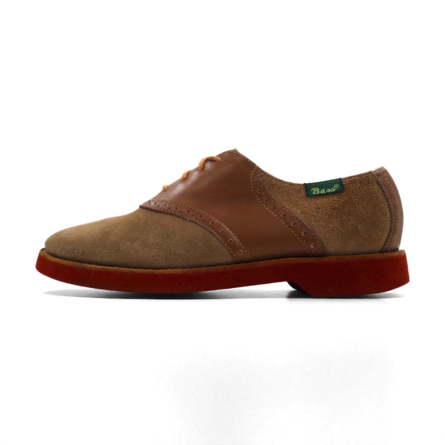 G.H.BASS Suede Combi Saddle Shoes US7.5 Beige Leather 5716 – 日本然リトテ